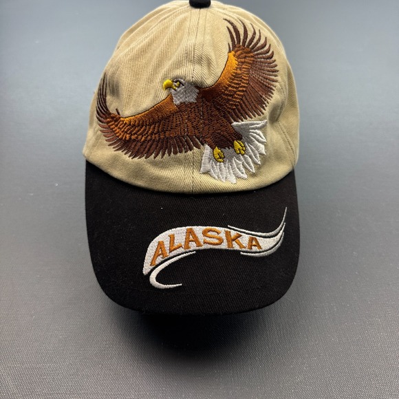 Accessories | Alaska Hat Cap Embroidered Bald Eagle Adjustable ...
